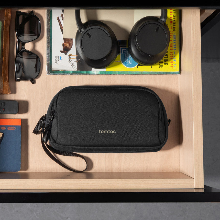 Tomtoc Light T12 Accessory Pouch Medium - Black