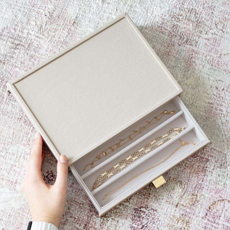 Stackers Necklaces Drawer Medium - Oatmeal