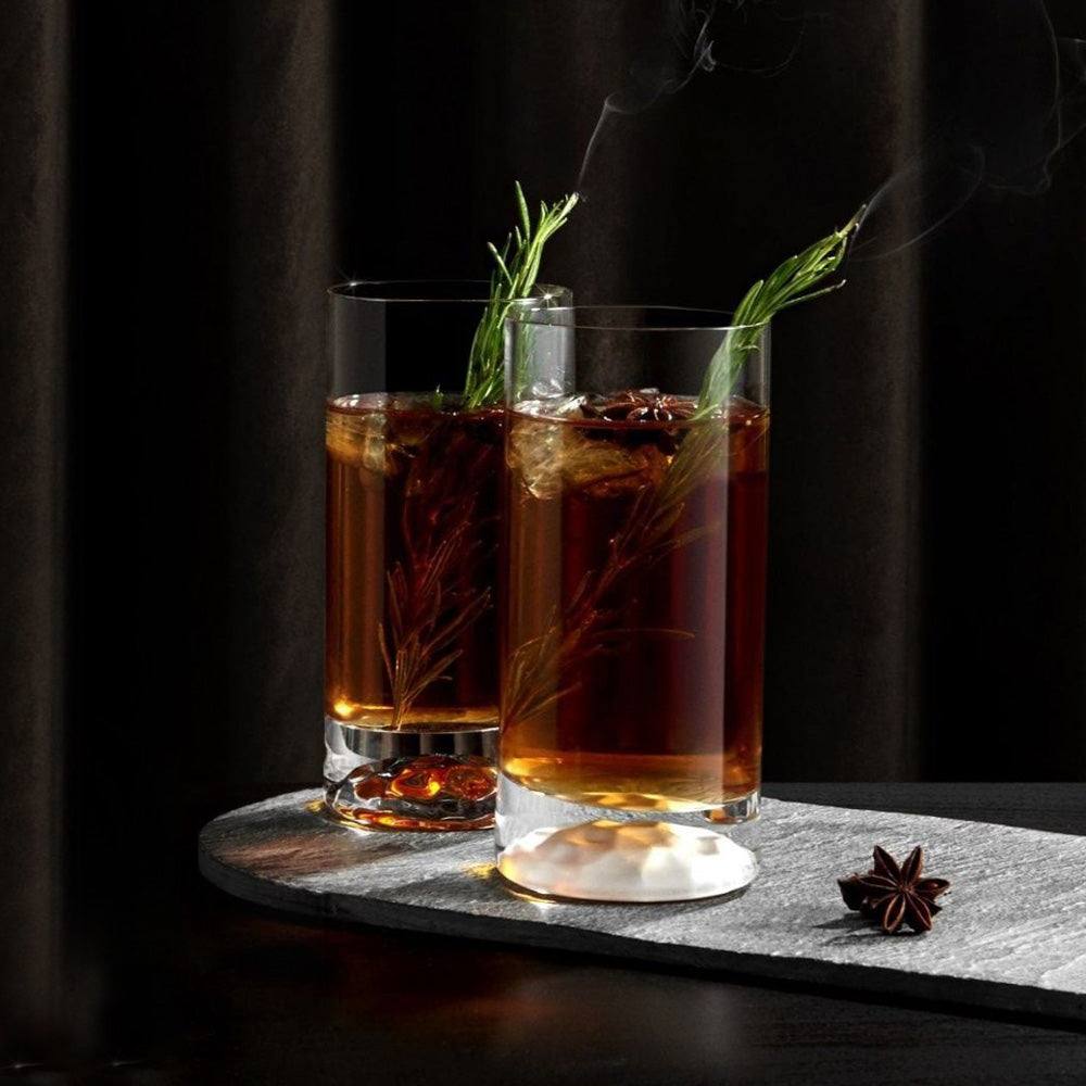 Nude Club Ice Short Highball Glasses 280ml, Set of 4