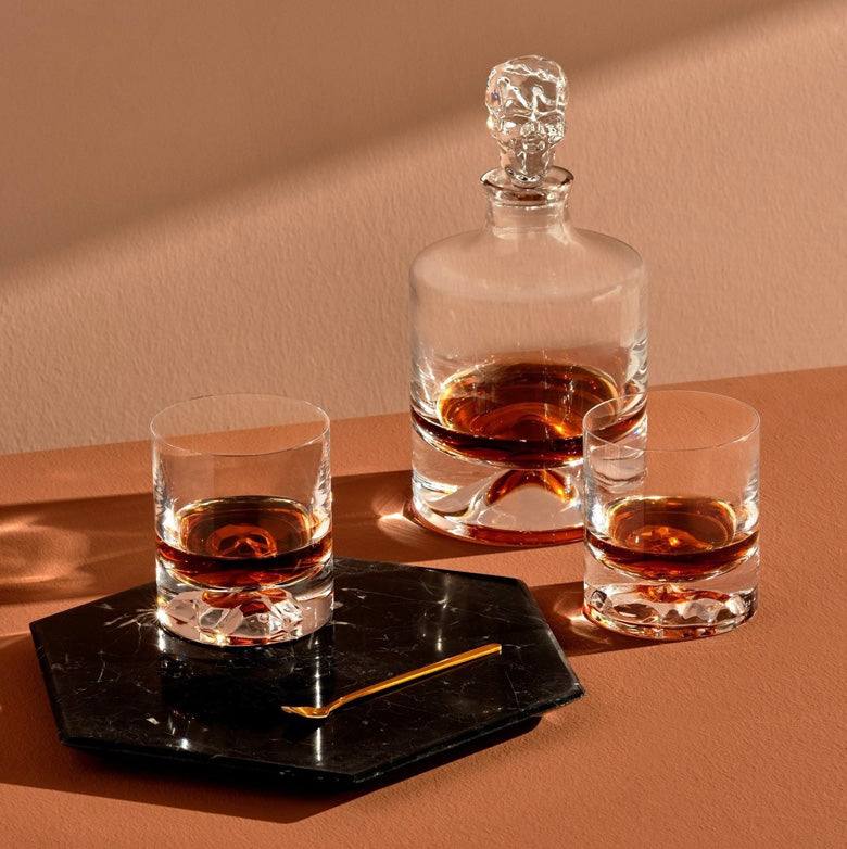 NUDE Turkey Shade Whiskey Decanter & Glasses Set | Modern Quests