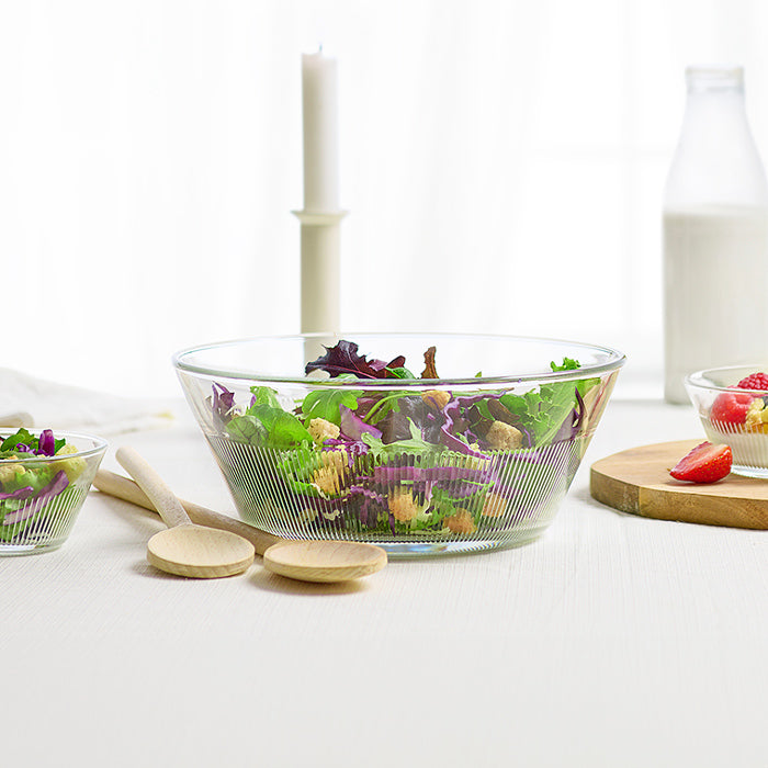Royal Leerdam Rayo Glass Bowls Medium, Set of 4 | Modern Quests