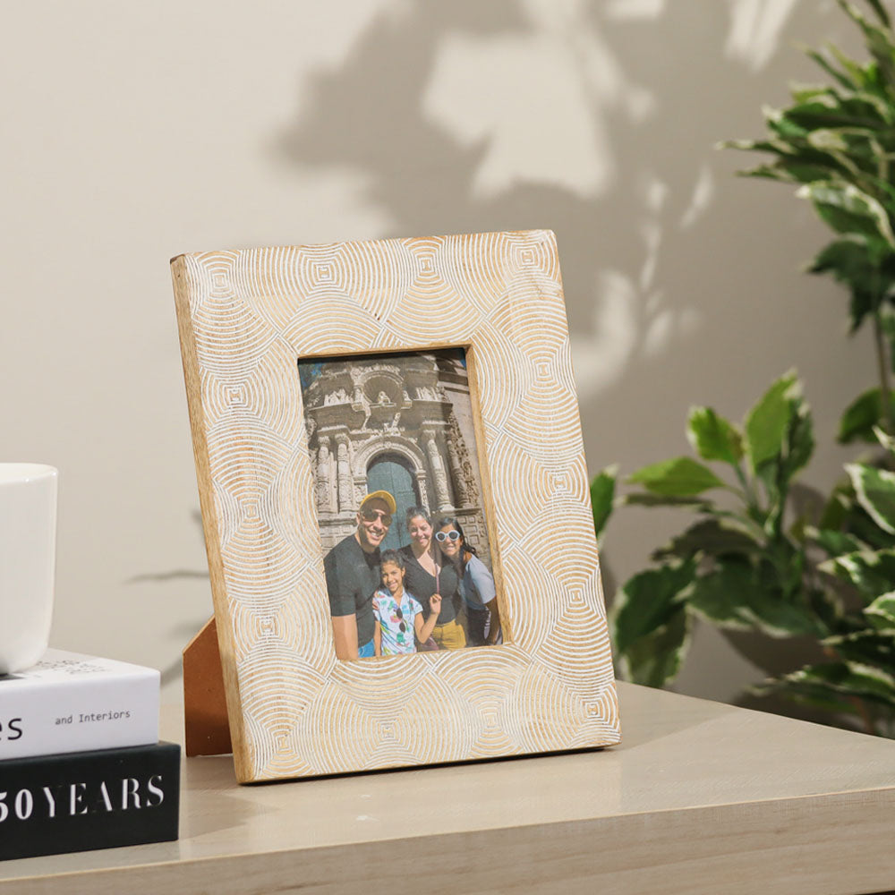ESQ Living Echo Wooden Photo Frame Medium - Birch | Modern Quests