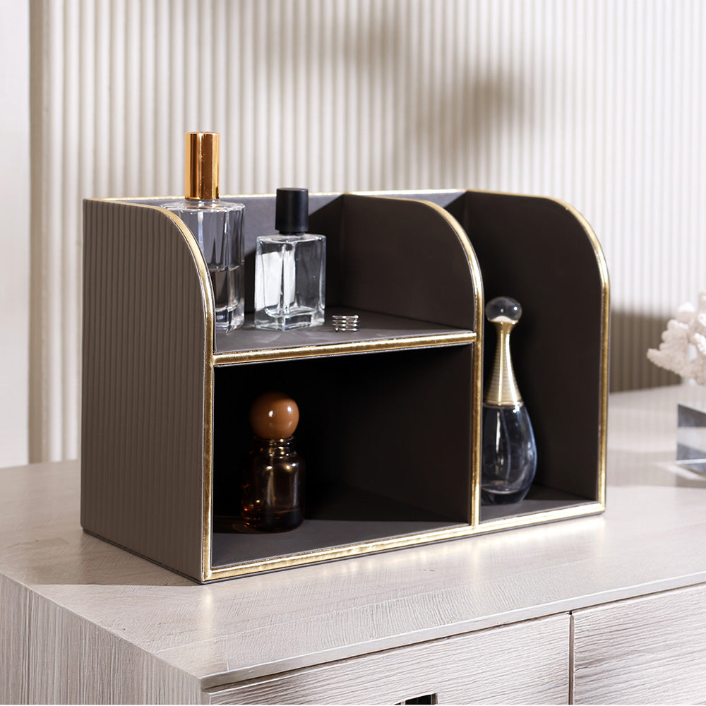 Enhabit Columns Layered Organiser - Dark Grey