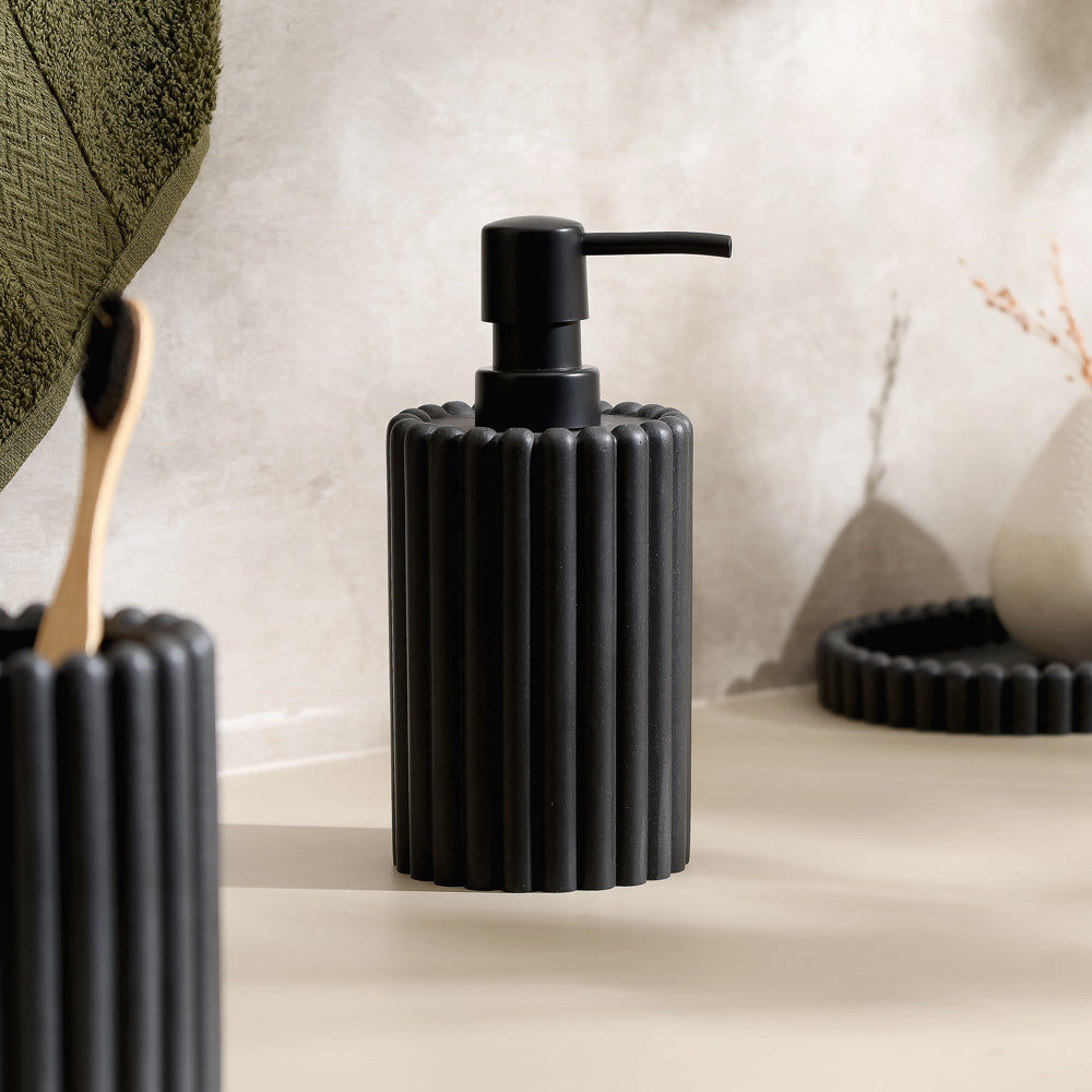 Enhabit Ibaki Soap Dispenser - Speckled Black