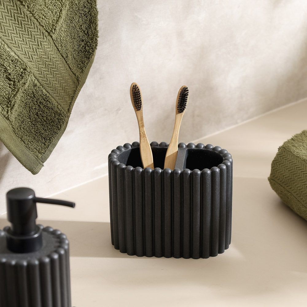 Enhabit Ibaki Toothbrush Holder - Speckled Black