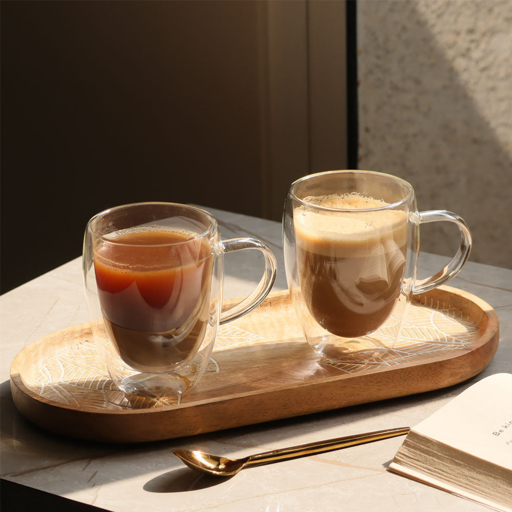 Enhabit Java Double Wall Mugs, Set of 2 - Large