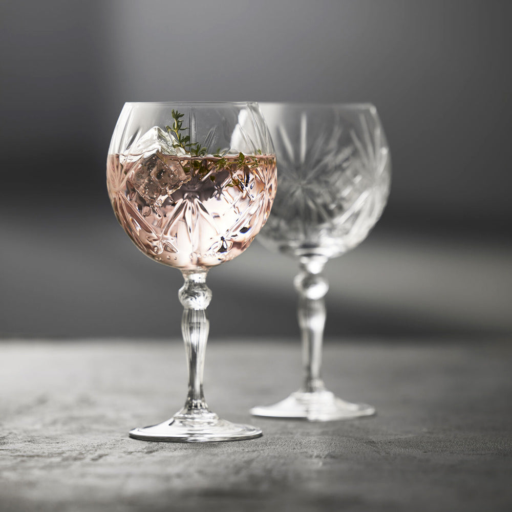 Lyngby Glas Melodia Gin & Tonic Glasses 650ml, Set of 4