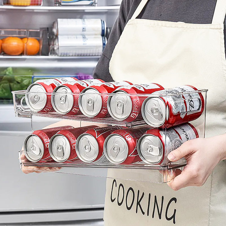 Enhabit Nest Tiered Soda Can Dispenser - Clear