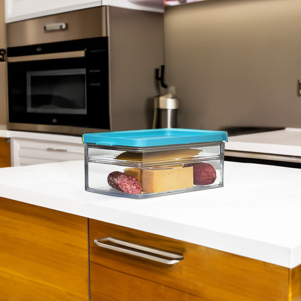 Mepal Netherlands Omnia Breakfast Fridge Boxes, Set of 2 - Nordic Green ...