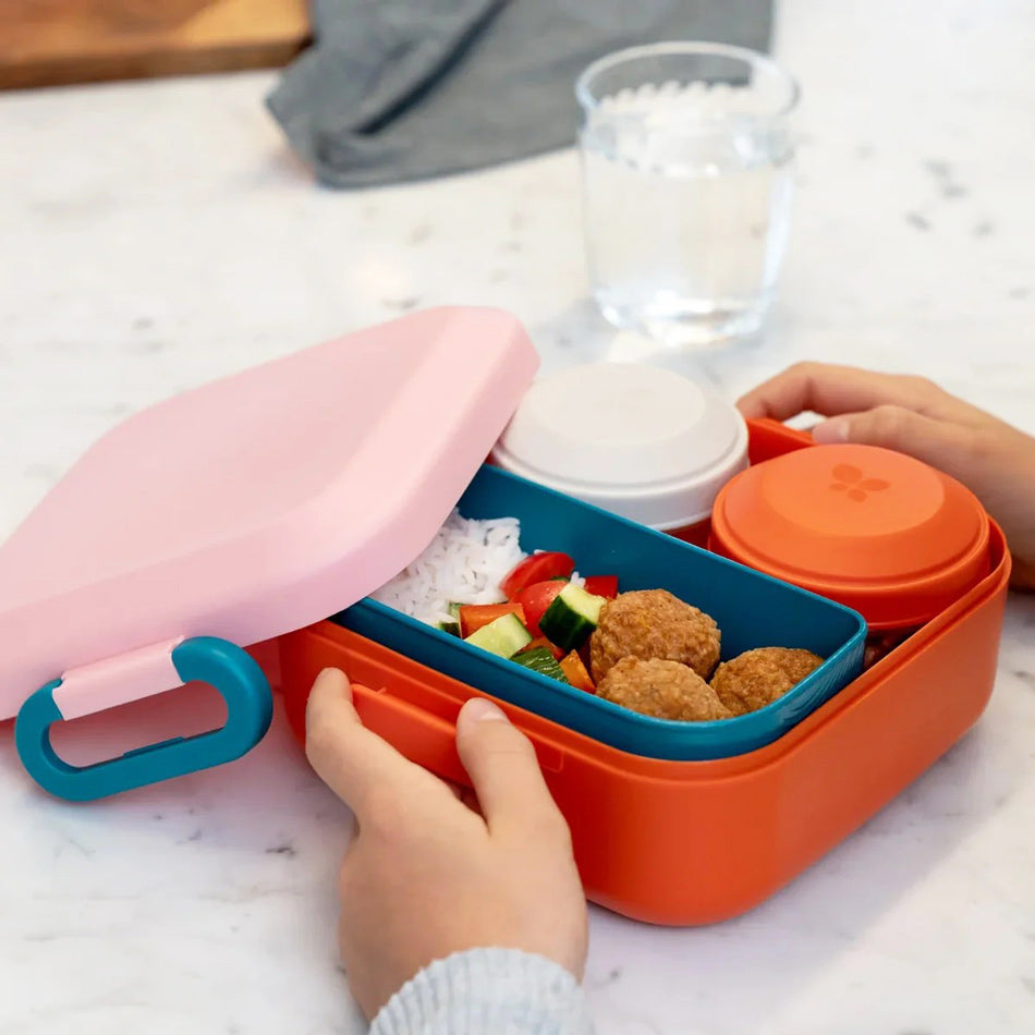Amuse Rikko Lunchbox - Poppy Flamingo