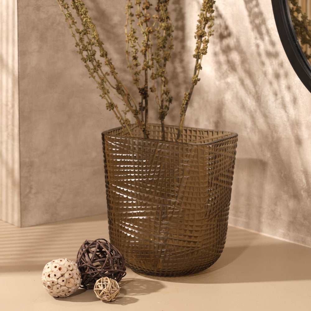 ESQ Living Sahara Glass Vase Small