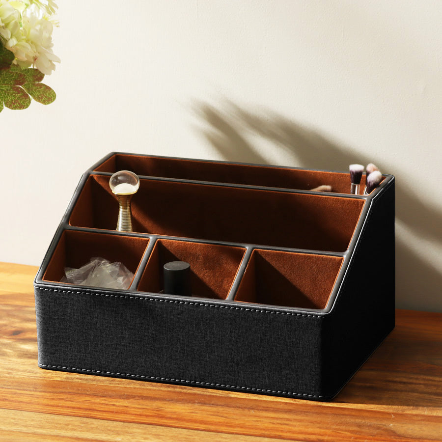 Enhabit Salle Desk Organiser - Black | Modern Quests