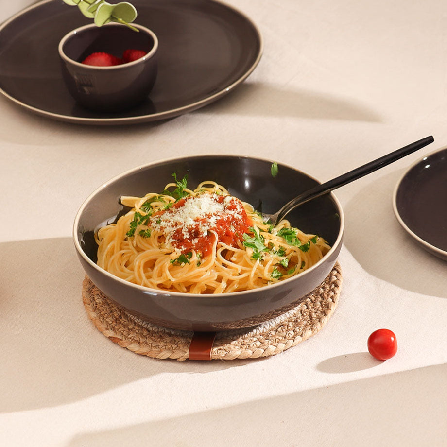 ASA Selection Semana Pasta Plate - Caviar