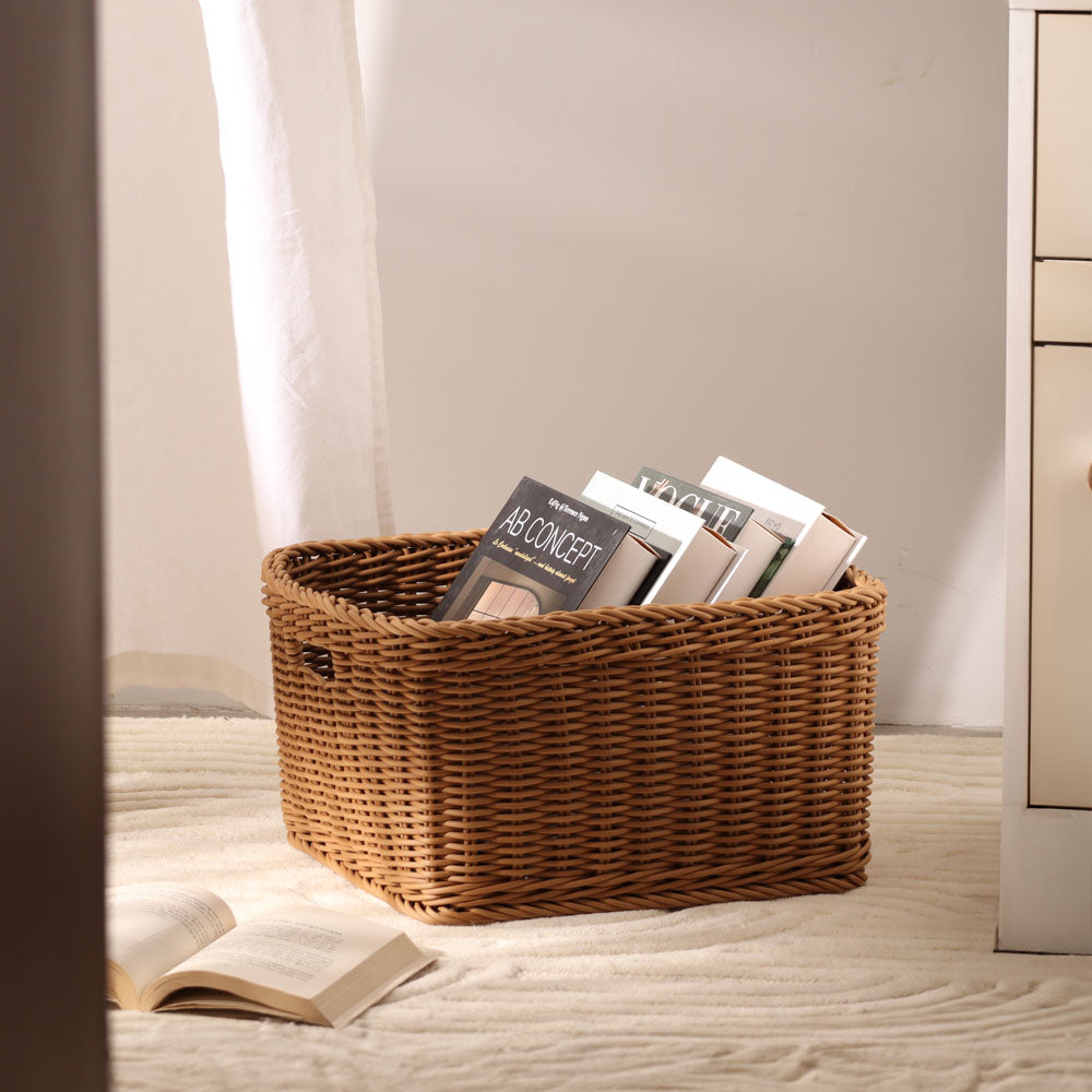 Enhabit Theo Storage Basket - Khaki