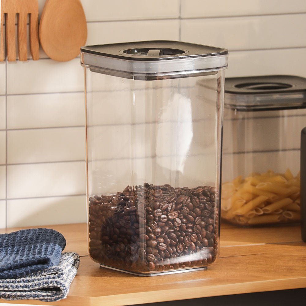 Enhabit Twist Lock Storage Jar 2000ml - Black