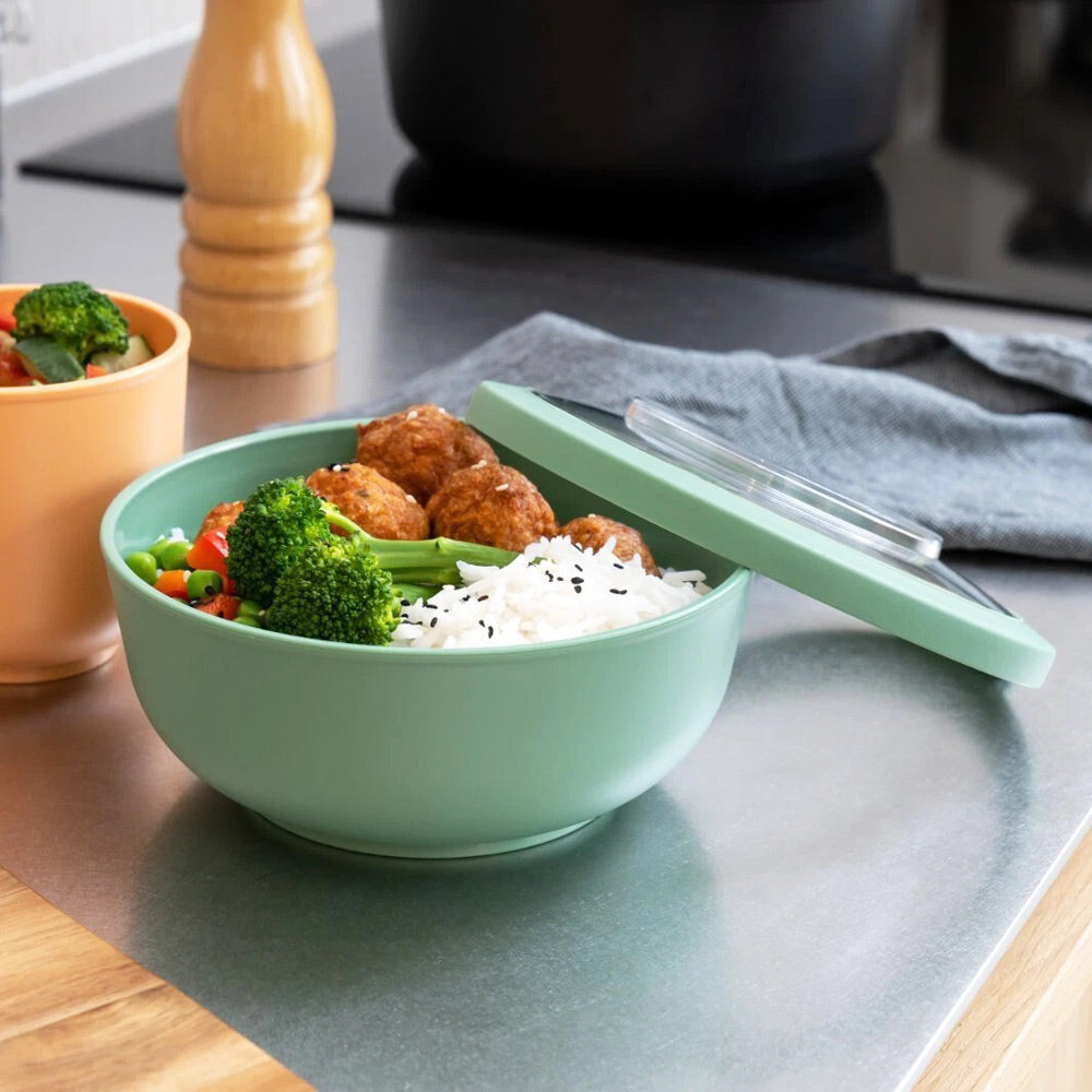 Amuse Tylla Storage Bowl with Lid 1000ml - Sage Green