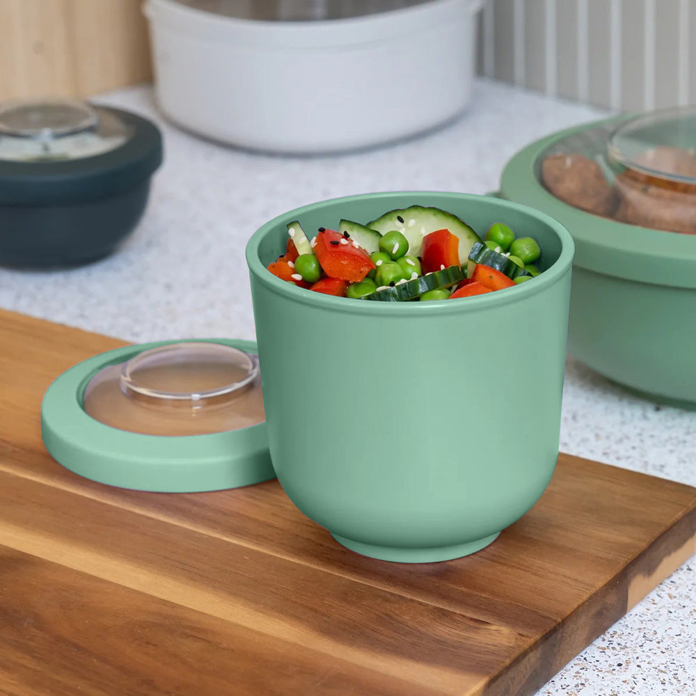 Amuse Tylla Storage Bowl with Lid 500ml - Sage Green