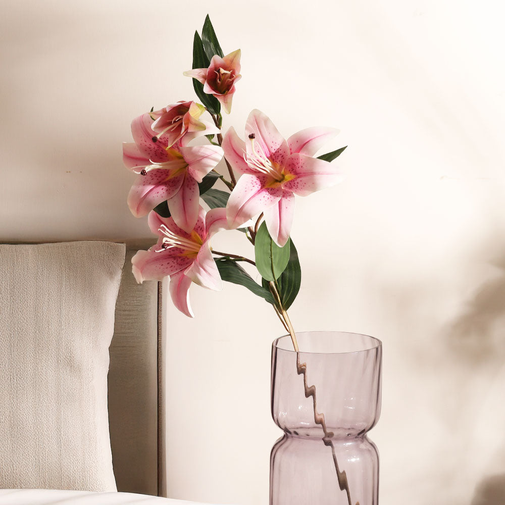 ESQ Living Wild Lily Faux Stem - Pale Pink