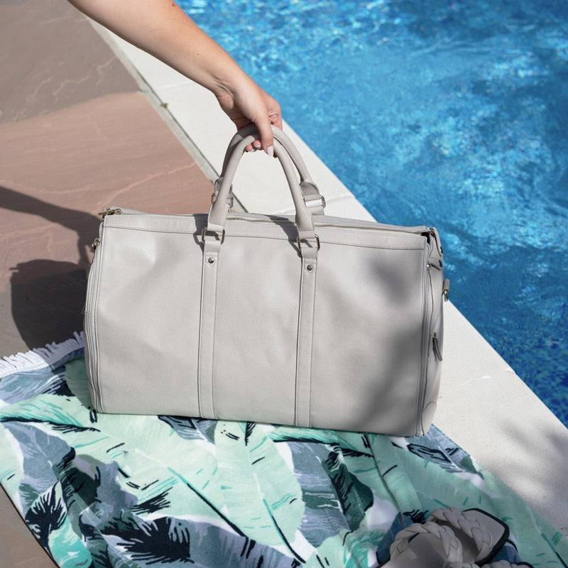 Stackers Zipped Travel Bag - Pebble Grey