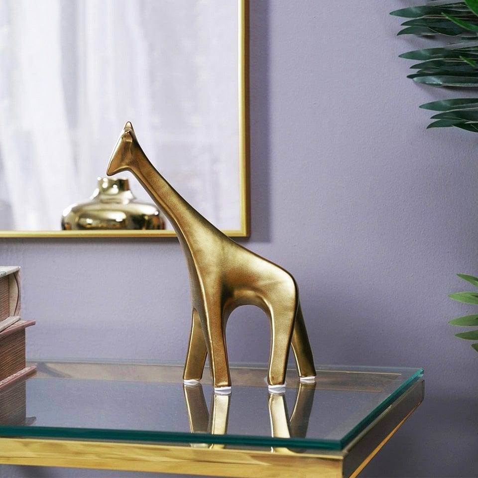 Enhabit Giraffe Decor Accent - Gold | Modern Quests