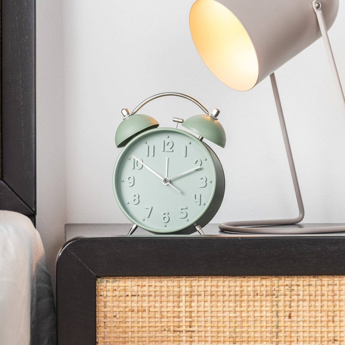 Karlsson Iconic Alarm Clock - Grayed Jade