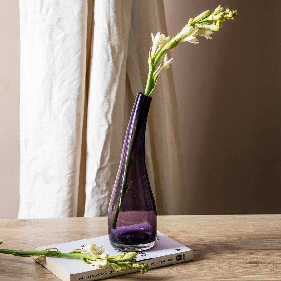 Leonardo Luminosa Glass Vase Medium - Violet