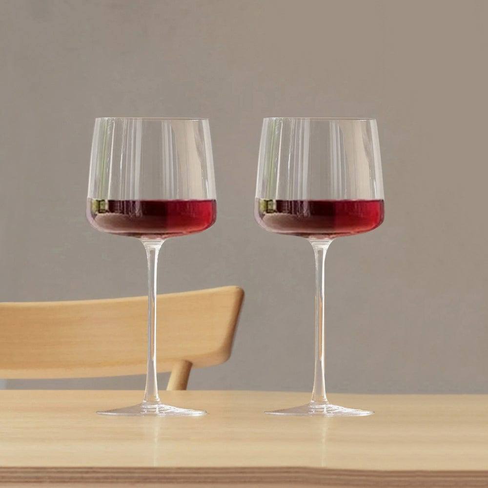 LSA International Metropolitan Red Wine Glasses 400ml, Set of 4 | Modern Quests