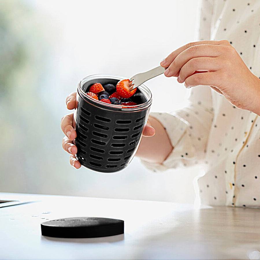 Mepal Ellipse Fruit Pot - Nordic Black