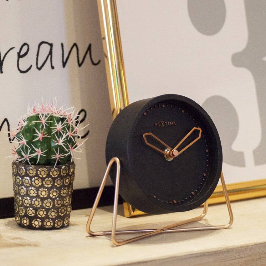NeXtime Cross Table Clock - Black