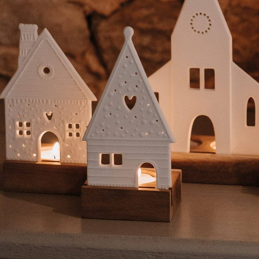 German Gingerbread Timber Houses BumbuToys Wooden Gingerbread House