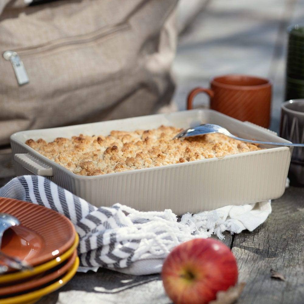 Sagaform Sweden Flora Baking Dish Medium - Beige | Modern Quests