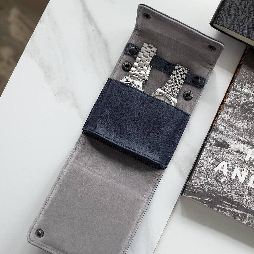 Stackers Double Watch Wrap - Navy Blue