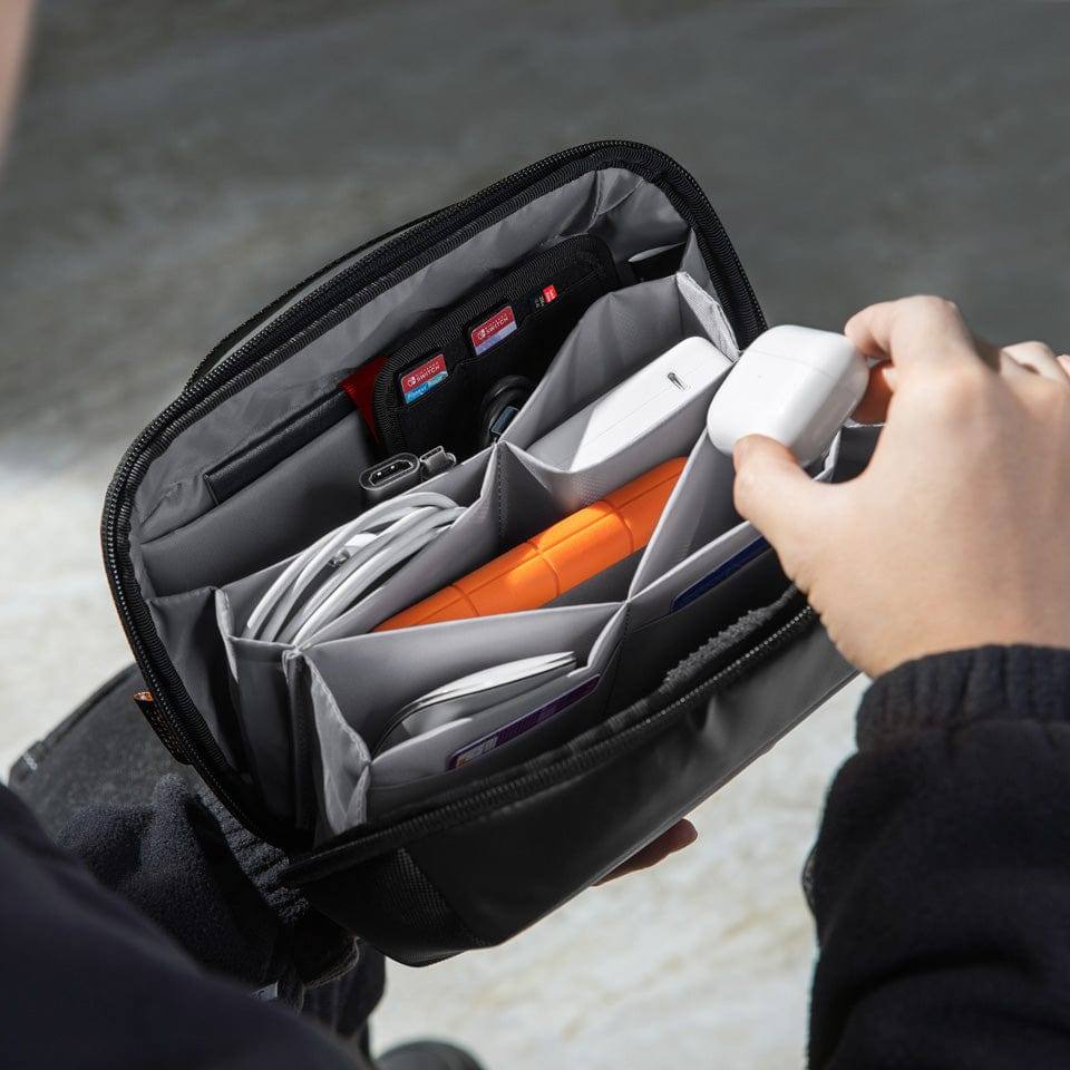 Tomtoc Accordion Accessory Pouch - Black